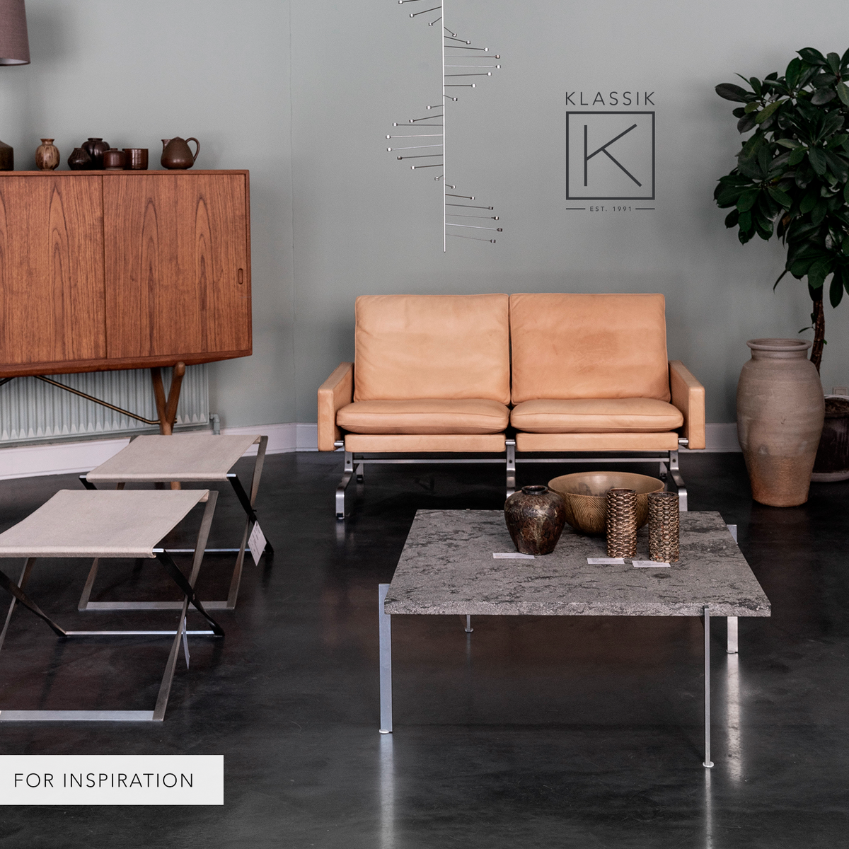 Poul Kjærholm - PK 31/2 - 2-seater sofa in red leather | EN.KLASSIK.DK ...